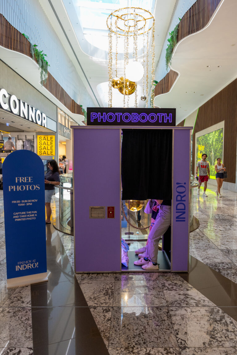 Enclosed Retro Photo Booth Hire Brisbane & Gold Coast | The Wild Booth Co